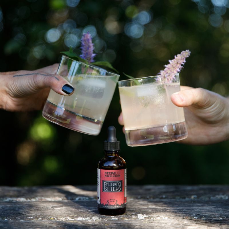 Rhubarb Bitters - Herbal Revolution